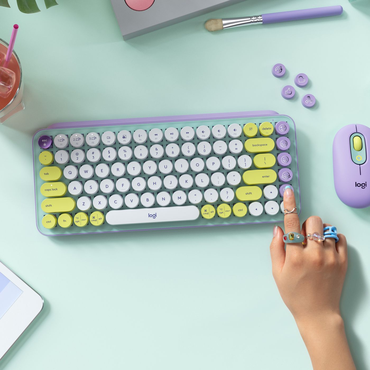 Logitech Launches New POP Mouse And Keyboard With Customisable Emoji ...